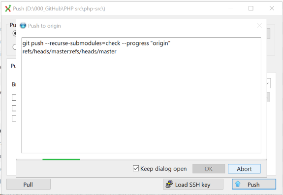 Ge Freezes When Aborting Large Push · Issue 9304 · Gitextensions 