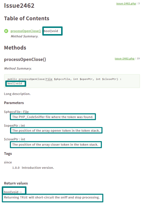 3.0.0: return types don't display anymore · Issue #2463 · phpDocumentor/phpDocumentor · GitHub