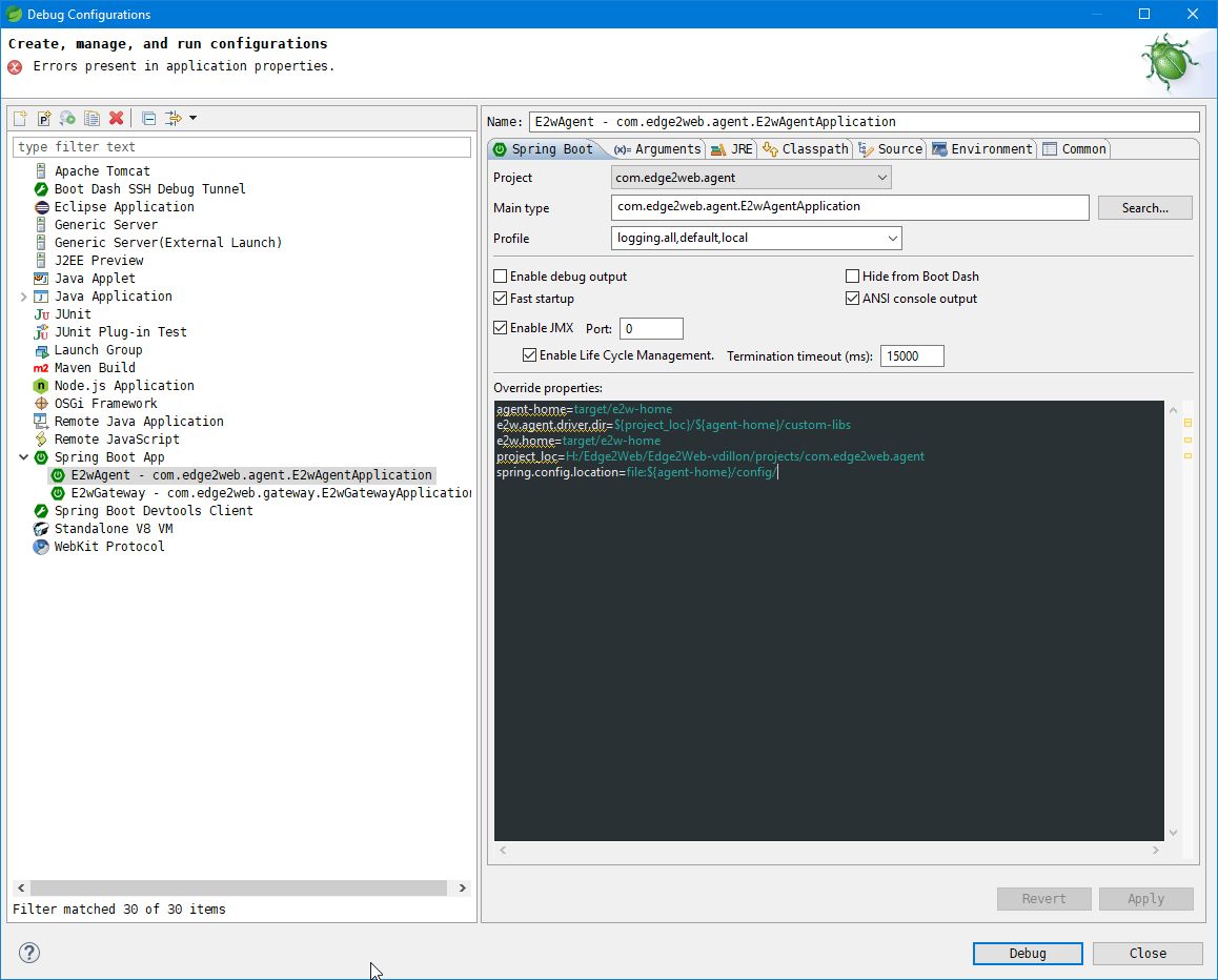 Plug-in "org.springframework.tooling.boot.ls" was unable to instantiate class "org ...