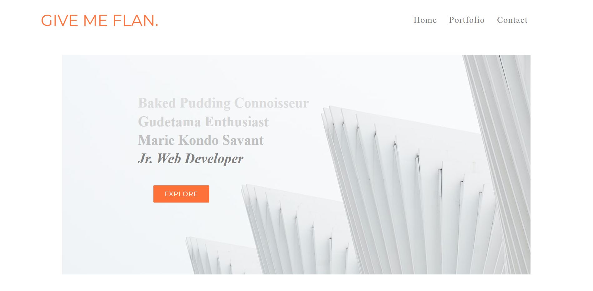 GitHub - givemeflan/super-basic-portfolio: A basic portfolio website ...