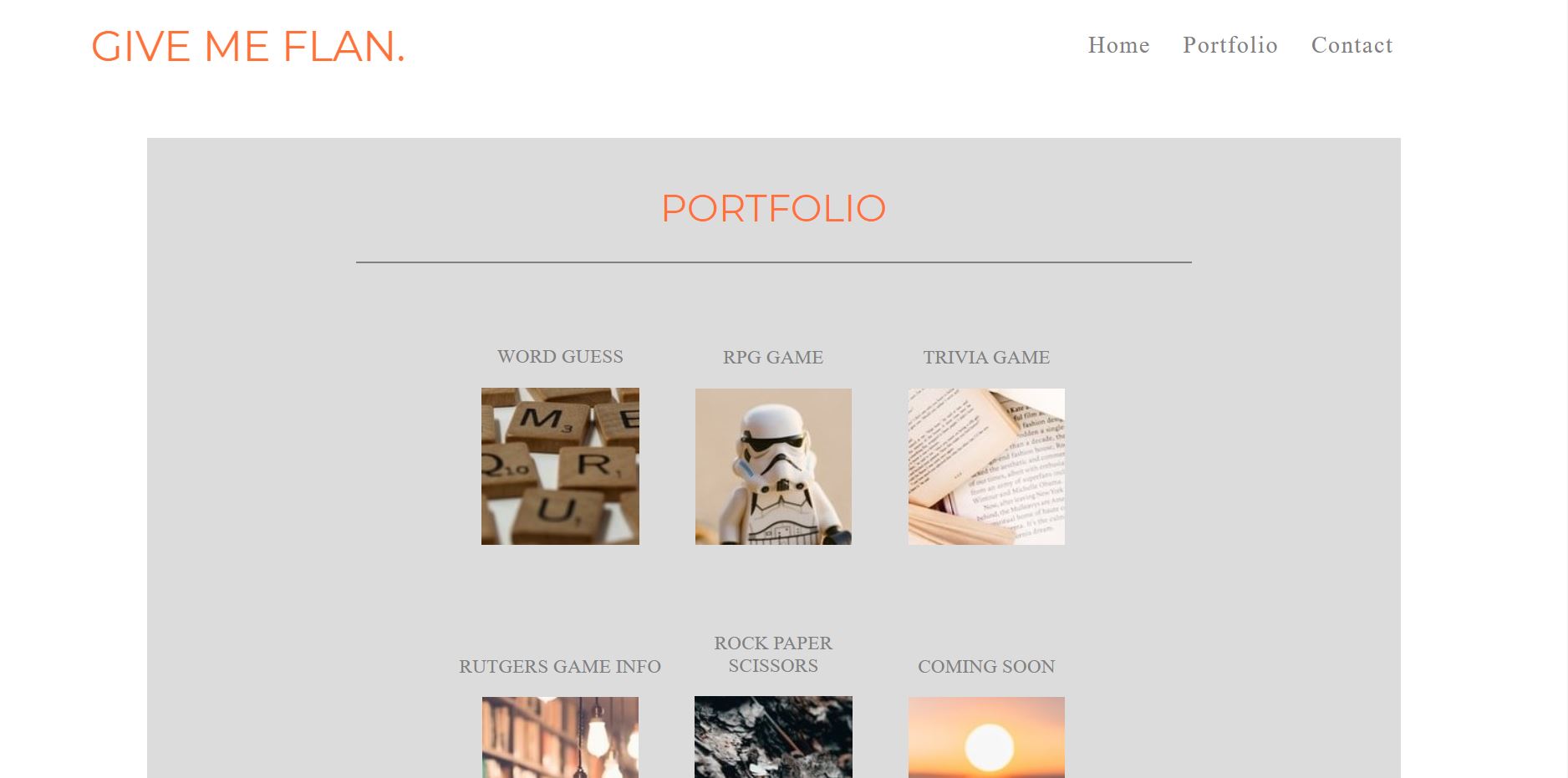 GitHub - givemeflan/super-basic-portfolio: A basic portfolio website ...