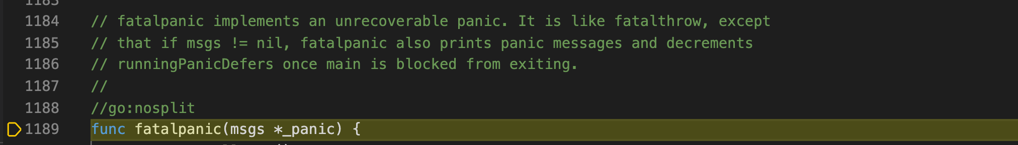 debug: "Paused on breakpoint" is shown when program stops on panic · Issue #648 · golang/vscode ...