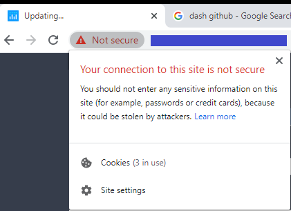 [Feature Request] dcc.Store causes Not secure warning in browser · Issue #1298 · plotly/dash ...
