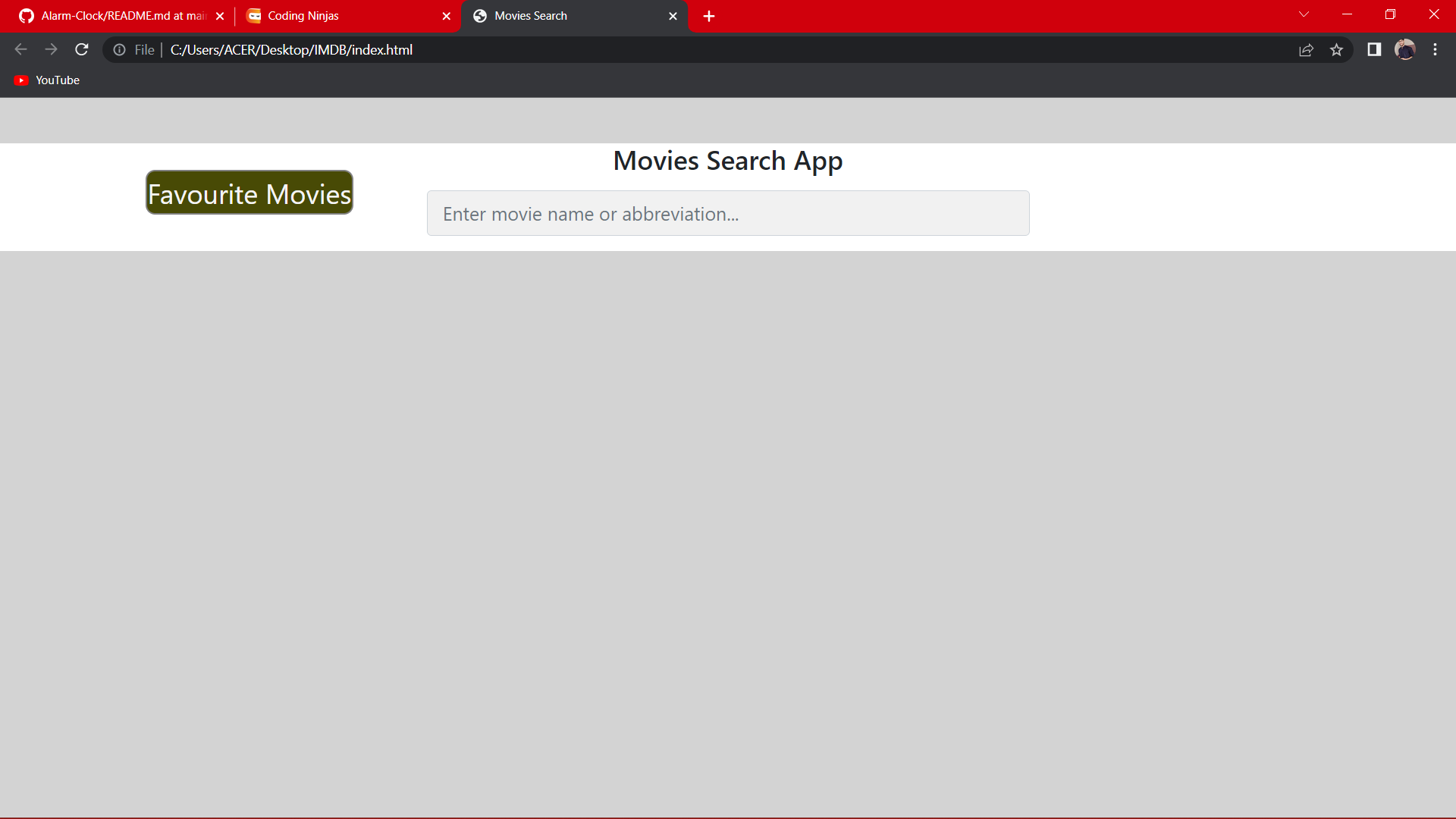 GitHub - AJEETSINGH8139/IMDB_clone_app: This project is an IMDB clone app project. In this ...