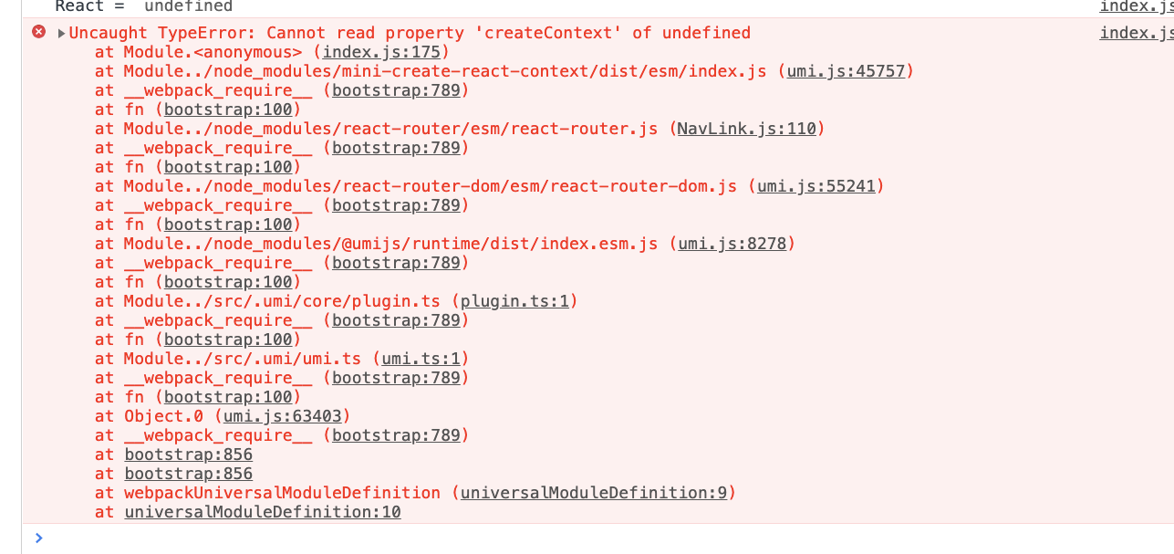 [Bug] @umi-plugin-qiankun externals · Issue #5575 · umijs/umi · GitHub