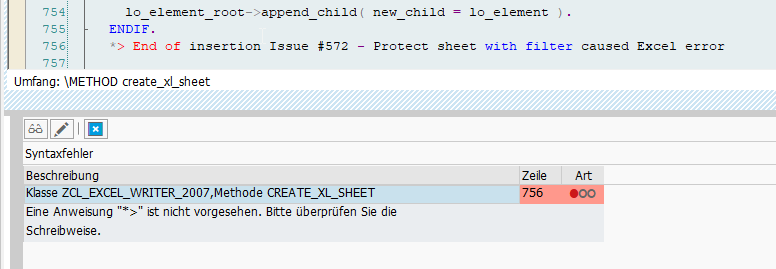 Protect sheet with filter caused Excel error · Issue #572 · abap2xlsx/abap2xlsx · GitHub
