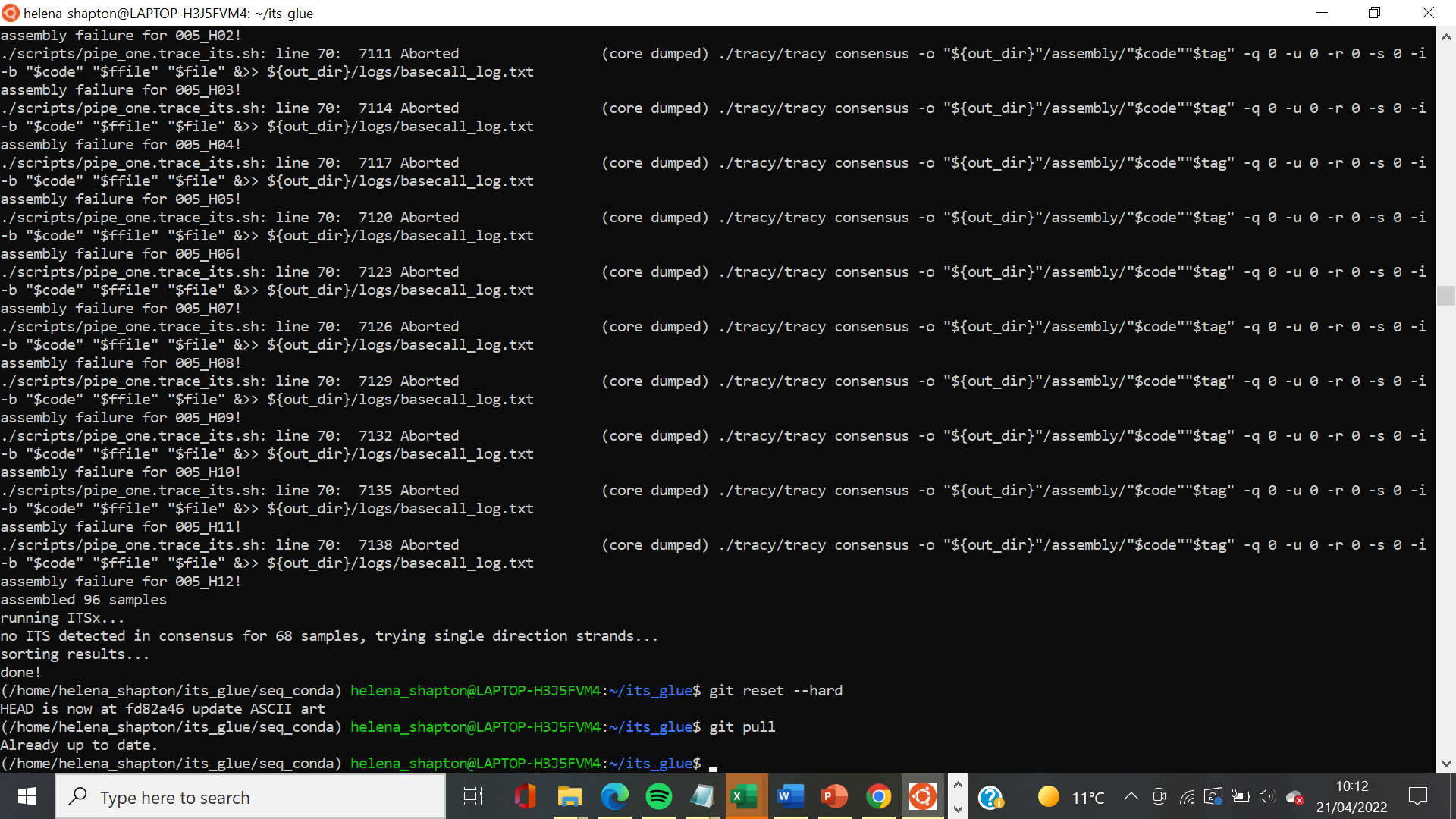 Aborted Sequence Assembly · Issue #11 · kew-myco/its_glue · GitHub