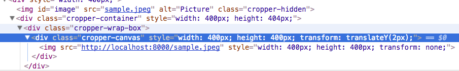 .cropper-canvas is getting weird translateY. · Issue #267 · fengyuanchen/cropperjs · GitHub