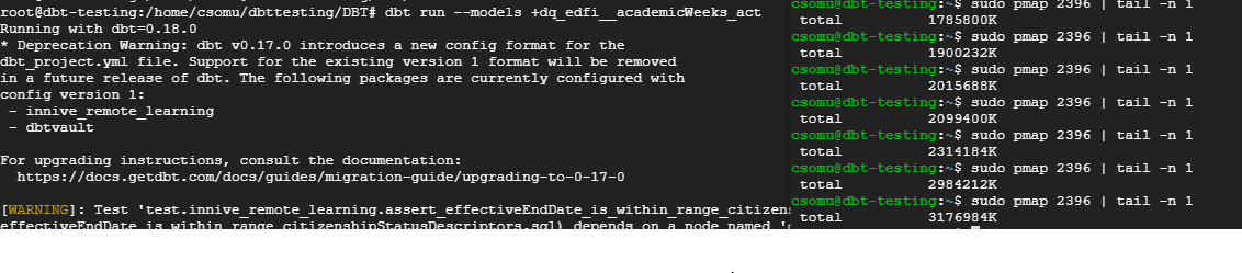 DBT Run execution consumption more memory · Issue #3709 · dbt-labs/dbt-core · GitHub