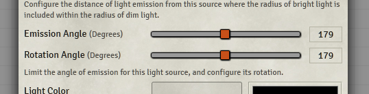 Improve consistency of inputs within light placeable configuration · Issue #9400 · foundryvtt ...