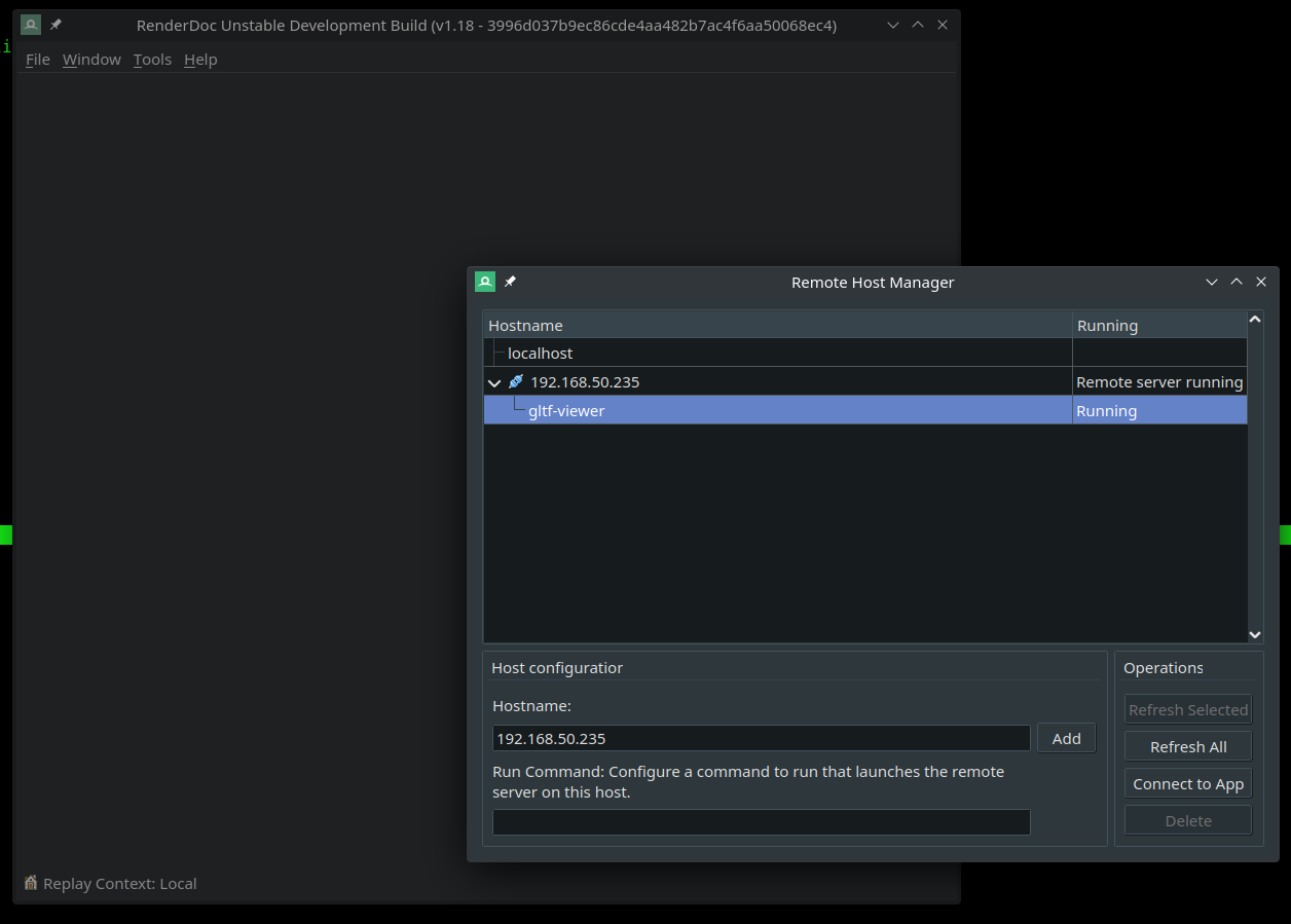 qrenderdoc crashing when connecting to application via remote host manager · Issue #2500 ...