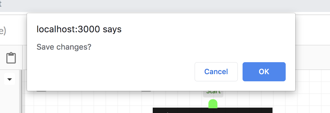 "Cancel" option on leaving an unsaved flow makes a confusion · Issue #649 · botpress/v12 · GitHub