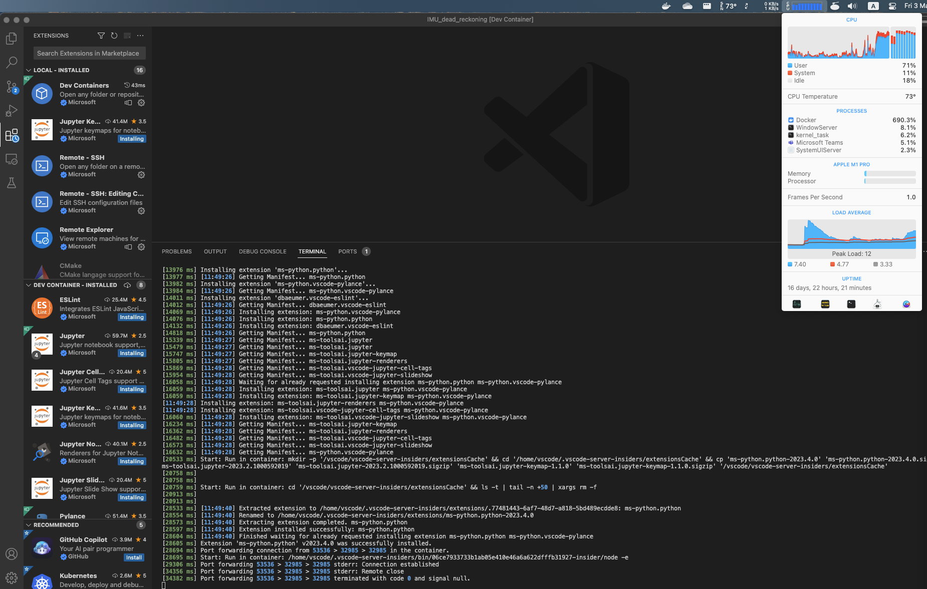 [began in 1.75.0] Dev Containers: The terminal process failed to launch: A native exception ...