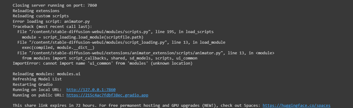 Extensions not showing and not working, · Issue #98 · camenduru/stable-diffusion-webui-colab ...