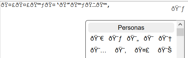 Unicode output · Issue #1 · Guad/simple-emoji-picker · GitHub
