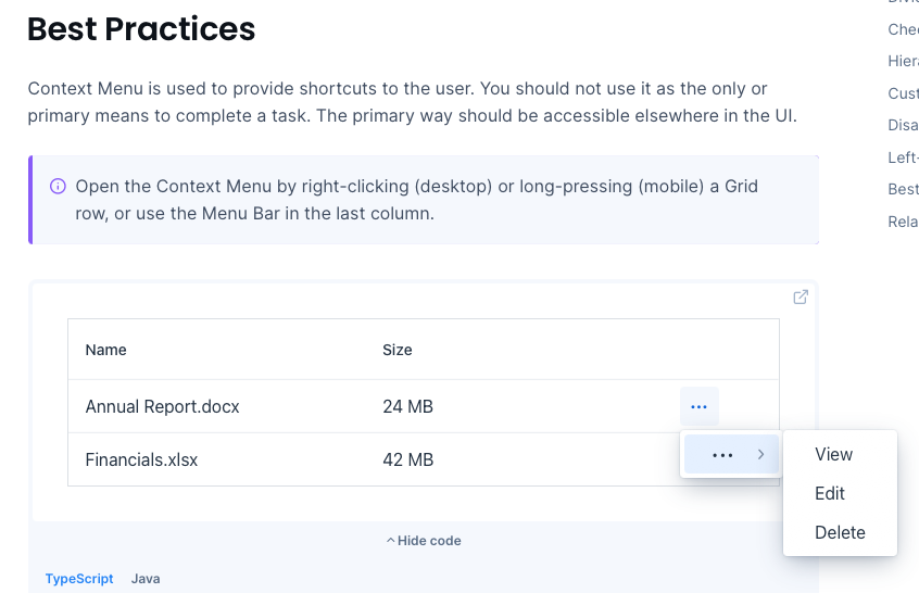Context Menu: Best Practices example shows a weird nested "ellipsis" menu item · Issue #941 ...
