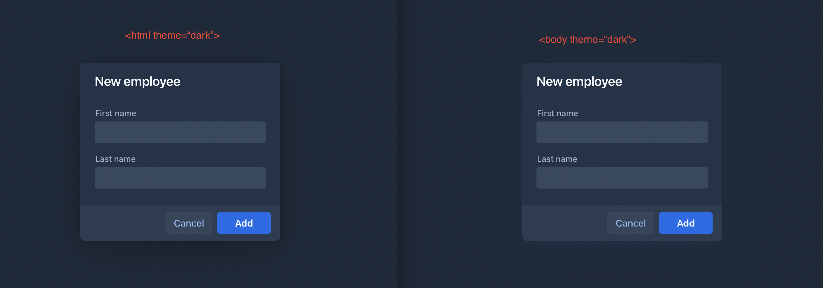 Lumo Theme Dialog Borders Indistinct In Dark Mode · Issue 3600 · Vaadin Flow Components · Github