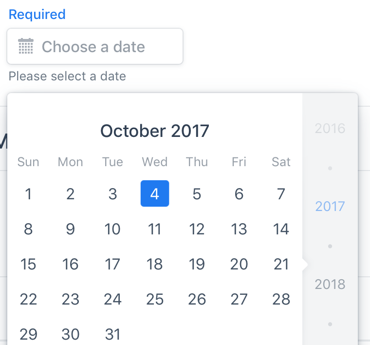 [date-picker] Overlay alignment should take error message and label ...
