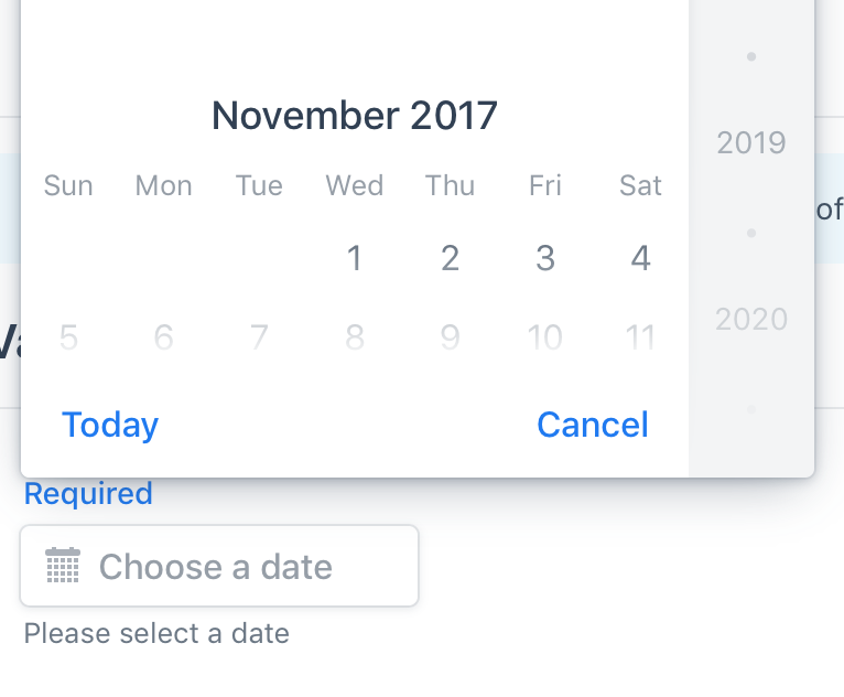 [date-picker] Overlay alignment should take error message and label ...
