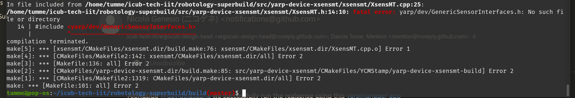CI Failure Unstable all OS failure Mid November 2022 due to deprecated headers removed in YARP 3 ...