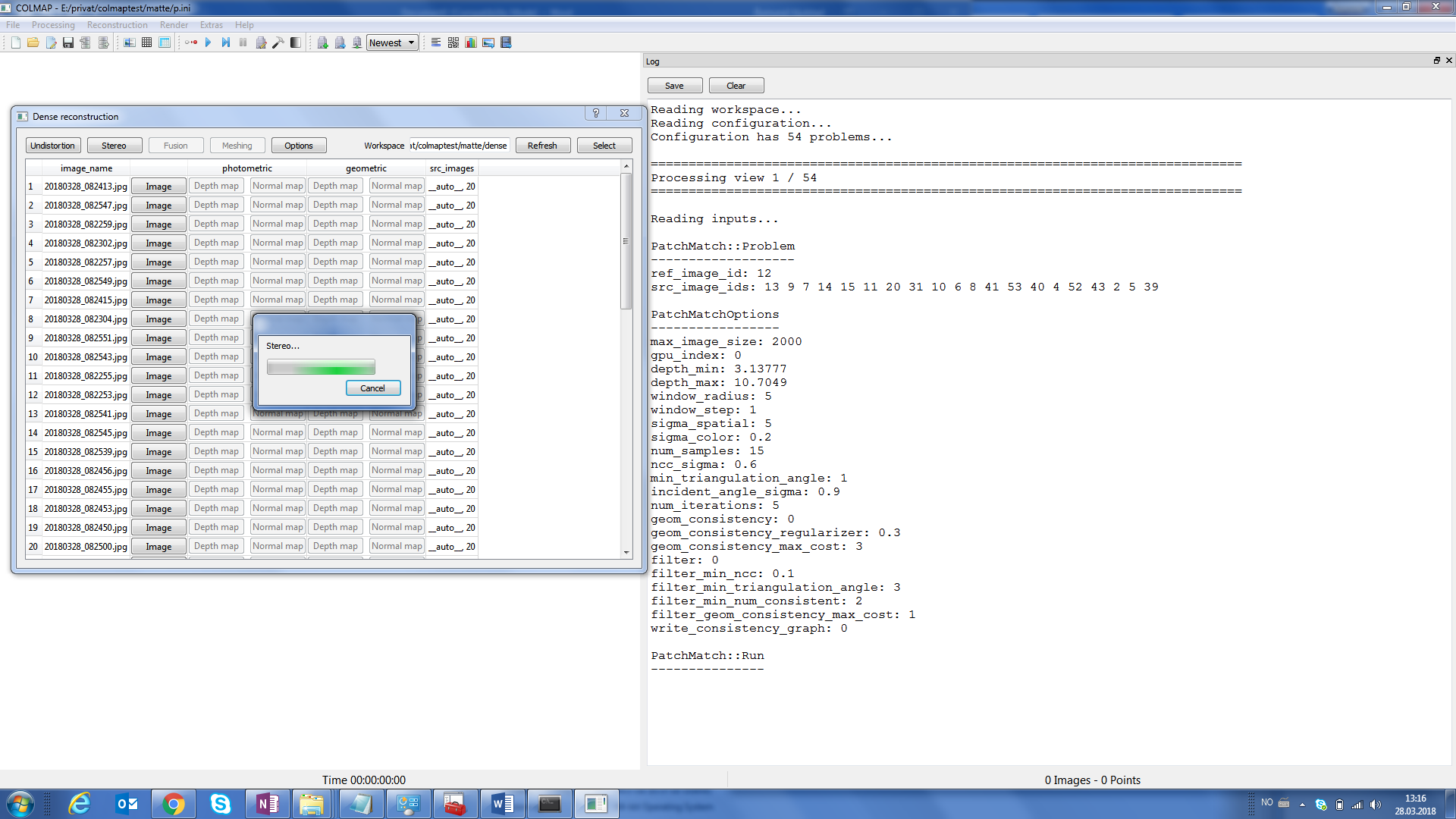 Crash During Stereo Part Of Dense Reconstruction · Issue 337 · Colmap Colmap · Github