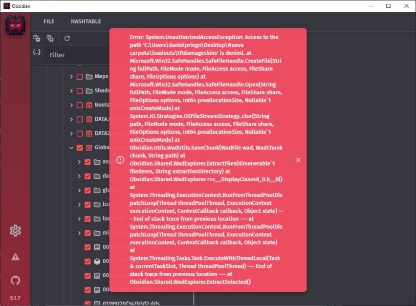 [BUG] Unauthorize Acess Exception: I cant extract the files from global.wad.client · Issue #222 ...