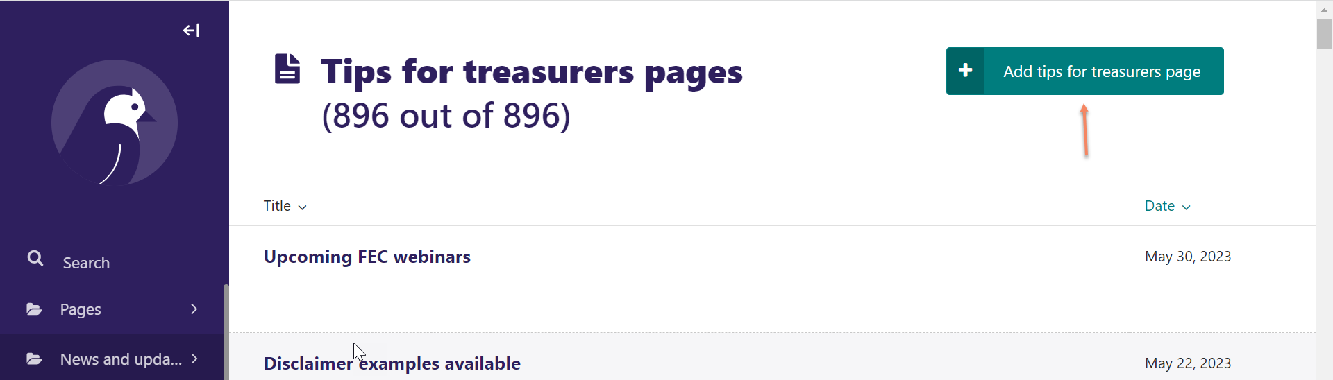 Investigate Tips For Treasurers Button Not Working · Issue 5756