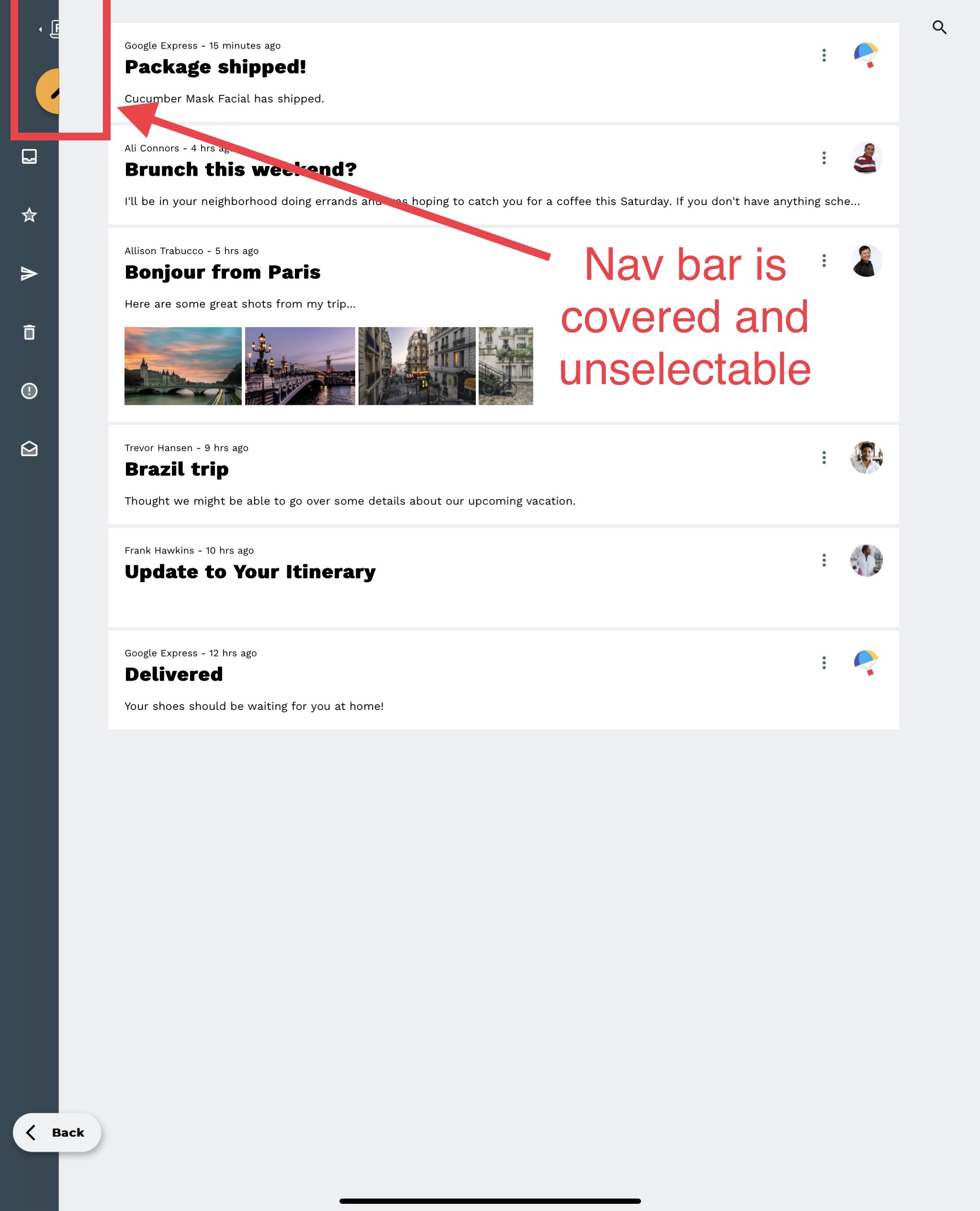 Align disables NavigationRail leading widget onTap events when not ... Align disables NavigationRail leading widget onTap events when not ...