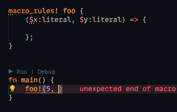 Support for macro arguments · Issue #14236 · rust-lang/rust-analyzer · GitHub