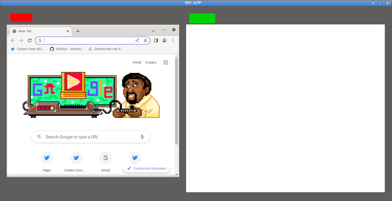 Question: Can I launch a native GUI application inside my application ...