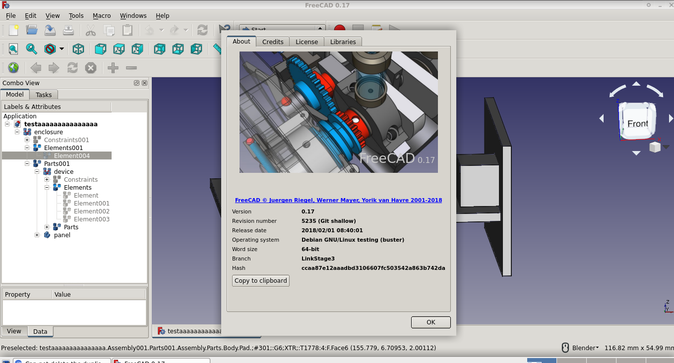 Can not delete the duplicate object · Issue #27 · realthunder/FreeCAD_assembly3 · GitHub