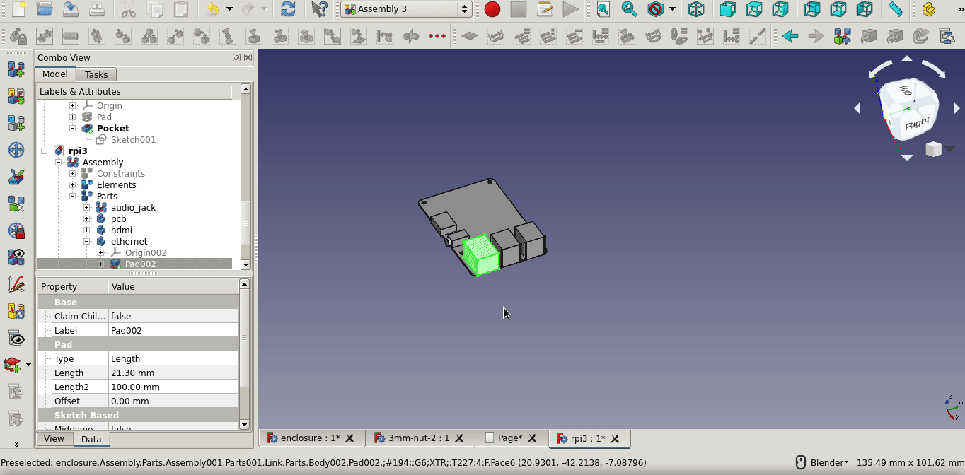 Can't create a sketch on the clicked surface if part is external and is moved · Issue #45 ...