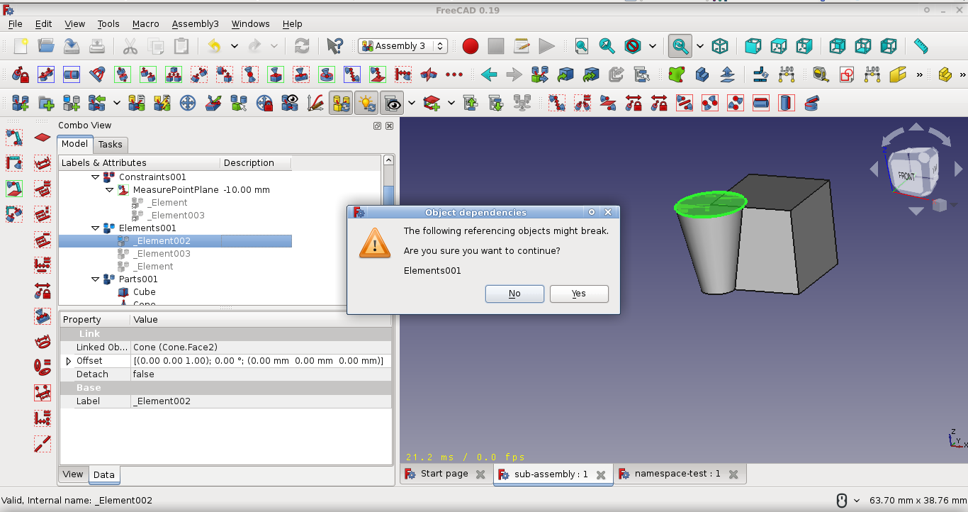 Element dependencies/dependents are not calculated correctly · Issue #269 · realthunder/FreeCAD ...