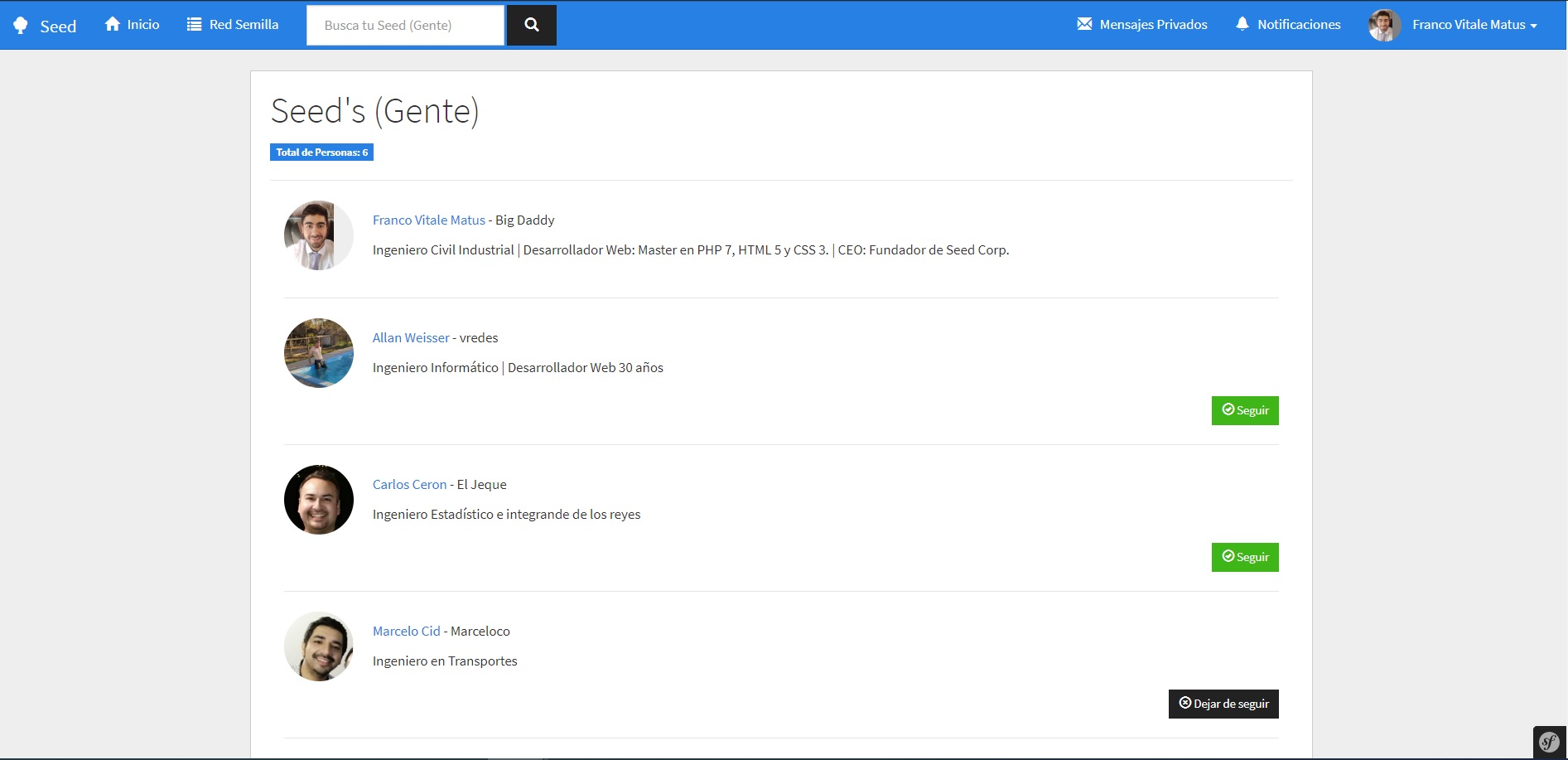 GitHub - fvitalematus/red-social-webapp-symfony: Proyecto "Red Social": Backend: PHP 7, MySQL y ...