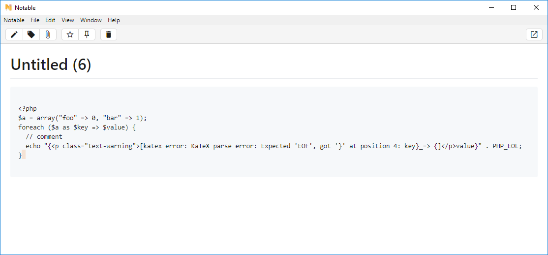 Katex Rendering In Fenced Code Blocks · Issue 727 · Notablenotable