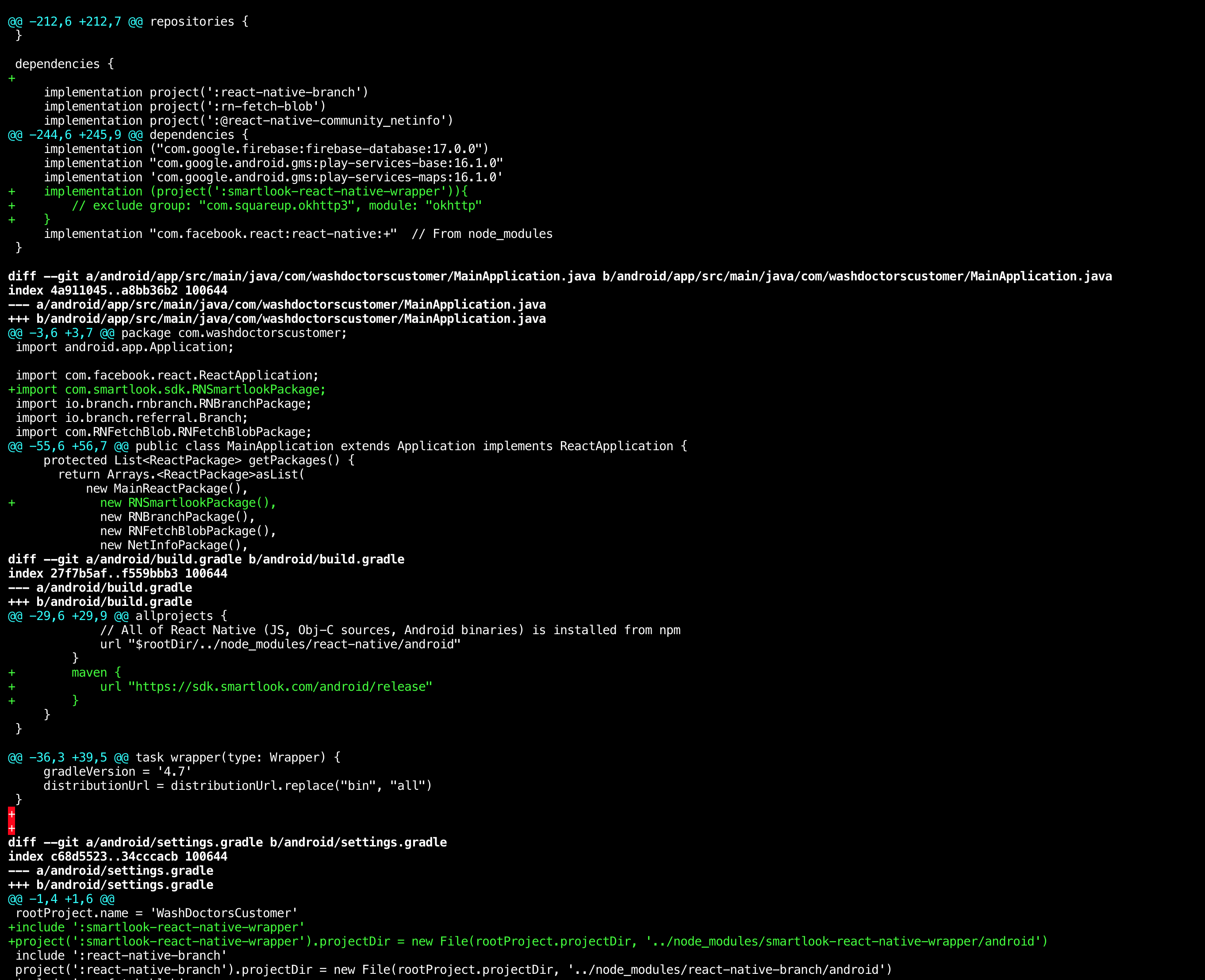Android Build Multidex Issue · Issue 6 · Smartlooksmartlook React