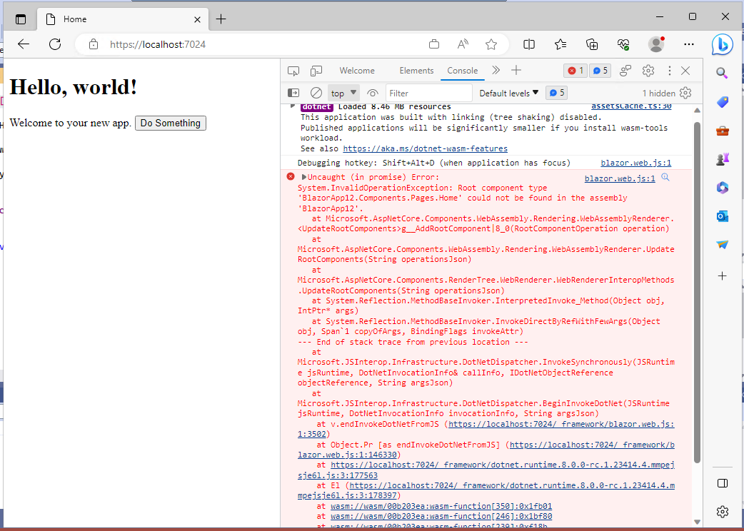 Better dev. experience when `AddServerRenderMode` or `AddWebAssemblyRenderMode` is missing ...