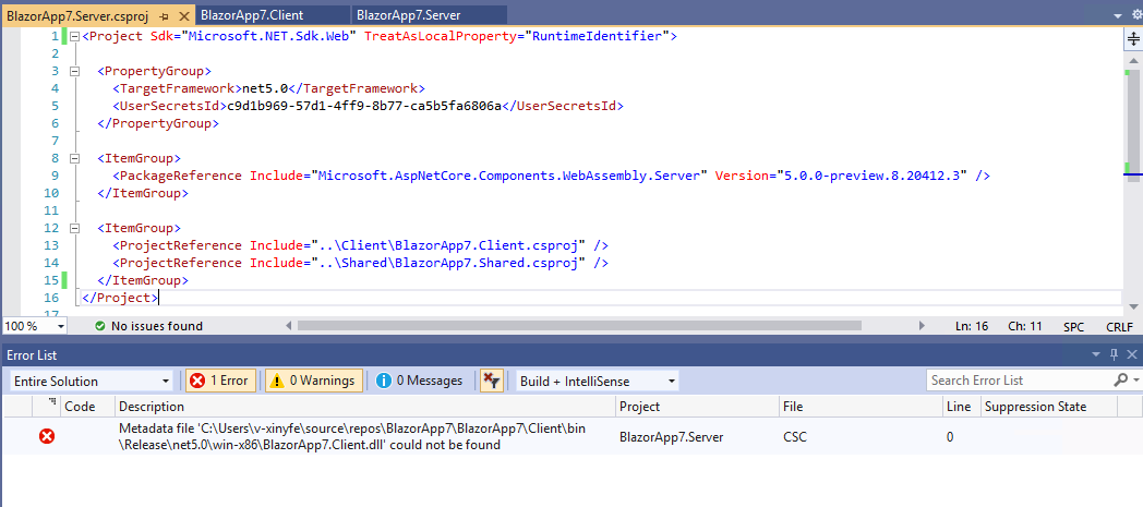 Publishing Blazorwasm Hosted With Rid Does Not Work · Issue 23477 · Dotnet Aspnetcore · Github