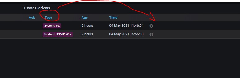 Re-arranging columns in Zabbix Problem Panel · Issue #1204 · grafana/grafana-zabbix · GitHub