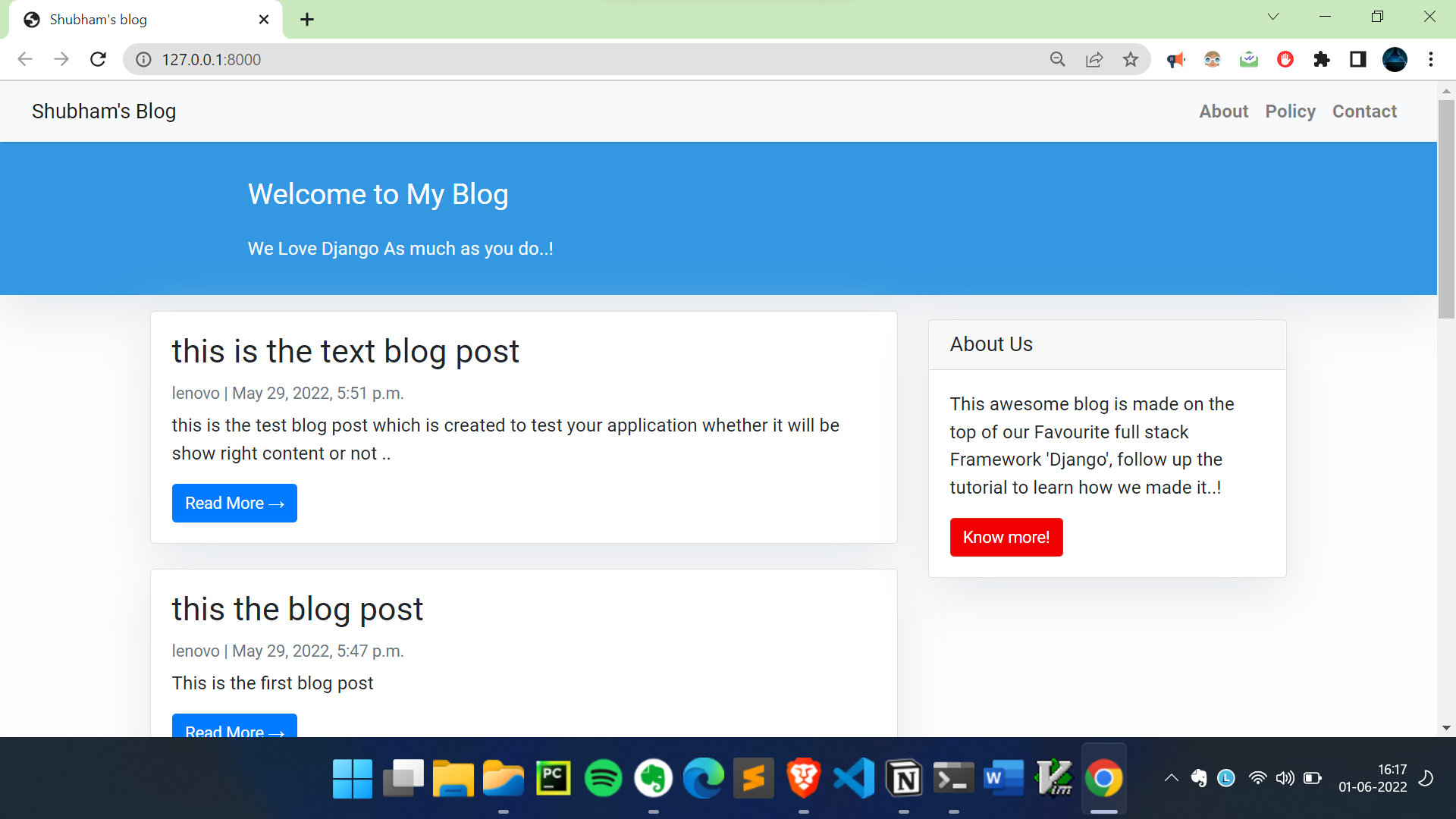 GitHub - bhalerao-2002/Blog_Web_app_django: Django_blog is a blog ...