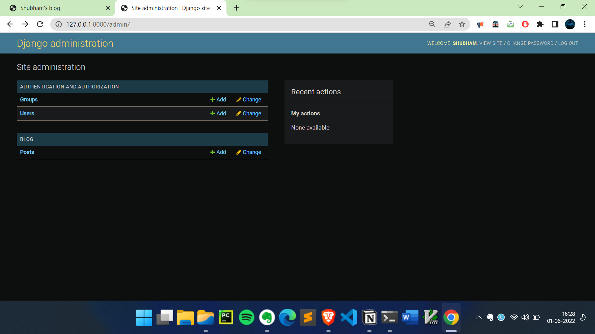 GitHub - bhalerao-2002/Blog_Web_app_django: Django_blog is a blog ...