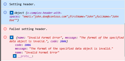 Internet Message header with spaces in value cause failure on Windows ...