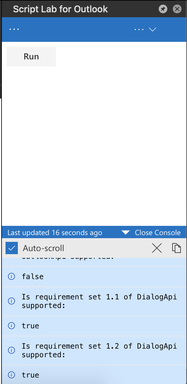 Outlook Online Reporting Incorrect Dialog API Support · Issue #1476 ...