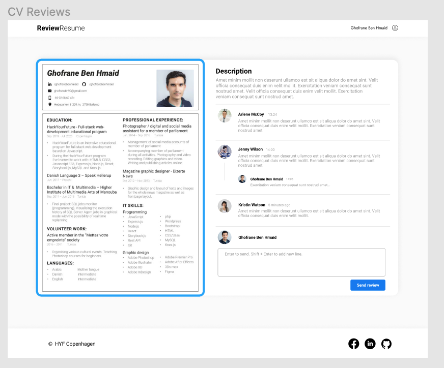 Component to Show CV PDF File · Issue #83 · HackYourFuture-CPH/rate-my-cv · GitHub