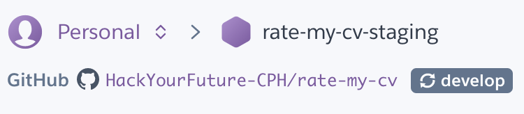 Ensure App Deployment on Heroku - develop branch · Issue #85 · HackYourFuture-CPH/rate-my-cv ...