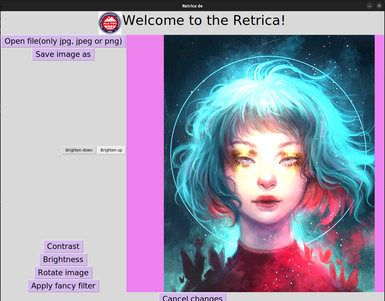 GitHub - zafirazz/photo-editor: Retrica - a photo editing app that was created with Tkinter GUI ...