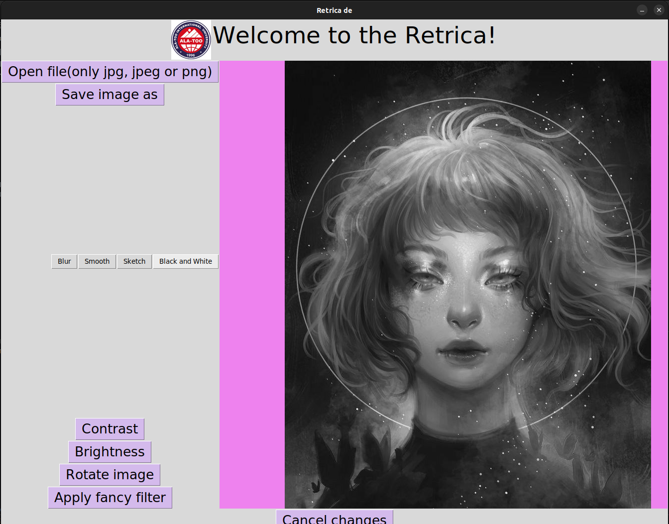 GitHub - zafirazz/photo-editor: Retrica - a photo editing app that was created with Tkinter GUI ...