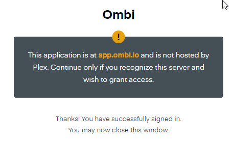Plex Oauth not closing login window, infinite ombi loading loop · Issue #4249 · Ombi-app/Ombi ...