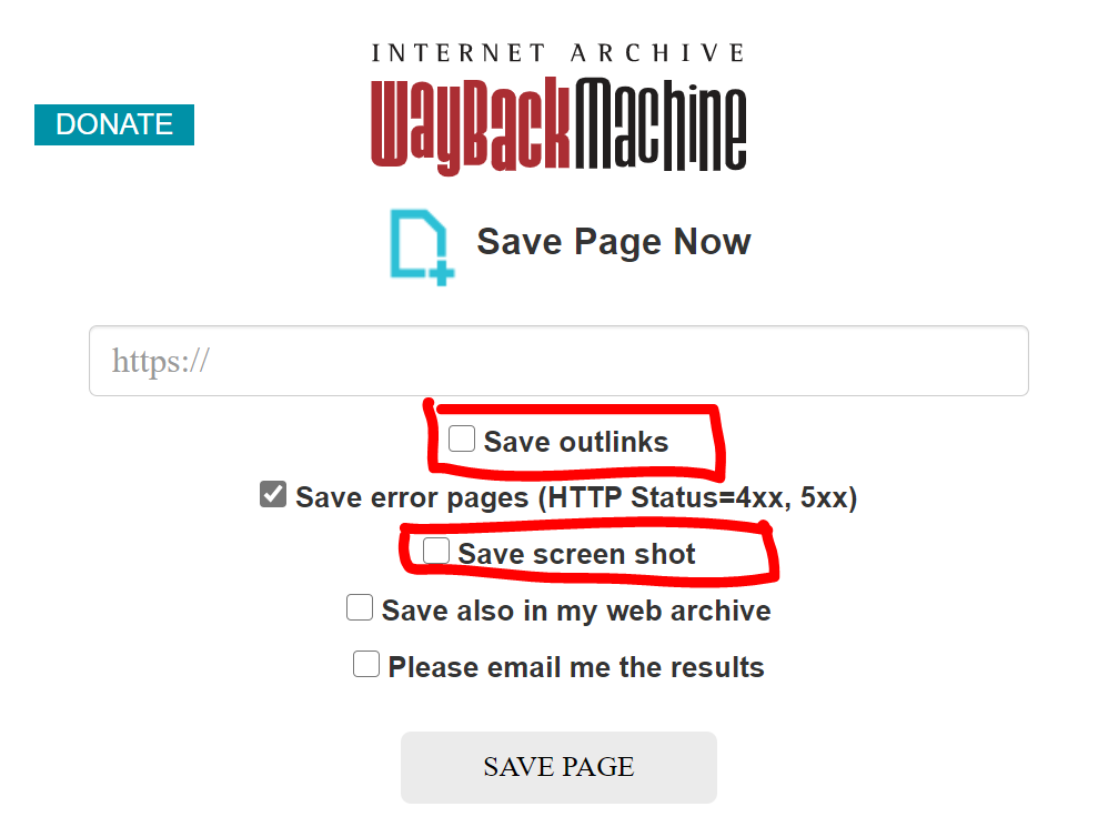 Option to save outlinks and screenshot · Issue #686 · internetarchive/wayback-machine ...
