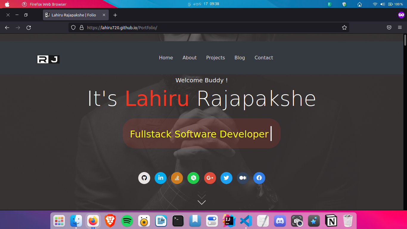 GitHub - lahiru-rajapakshe/Portfolio: This is my personal portfolio webSite